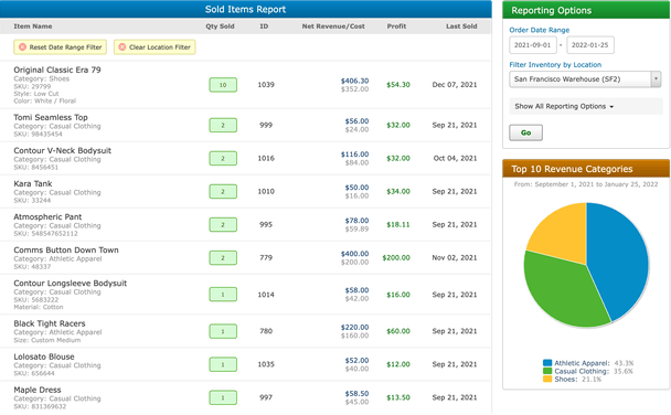 Financial Reports | Features Tour | SalesBinder